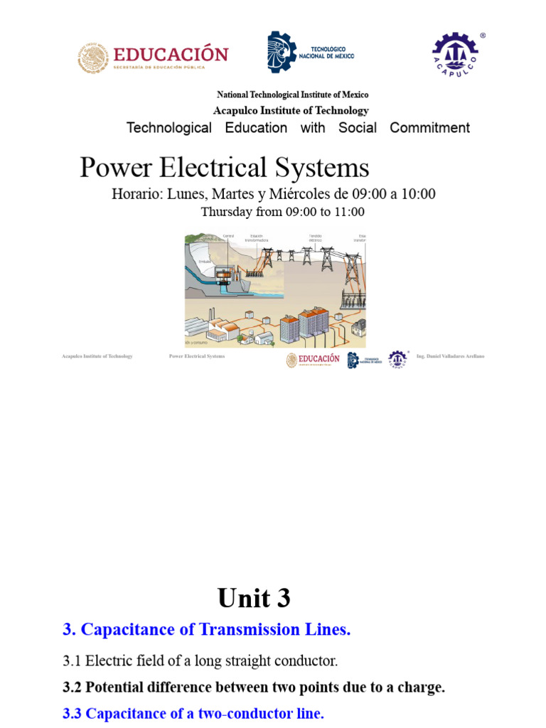 3.3 Capacitance of a two-conductor line | PDF | Capacitance | Inductance