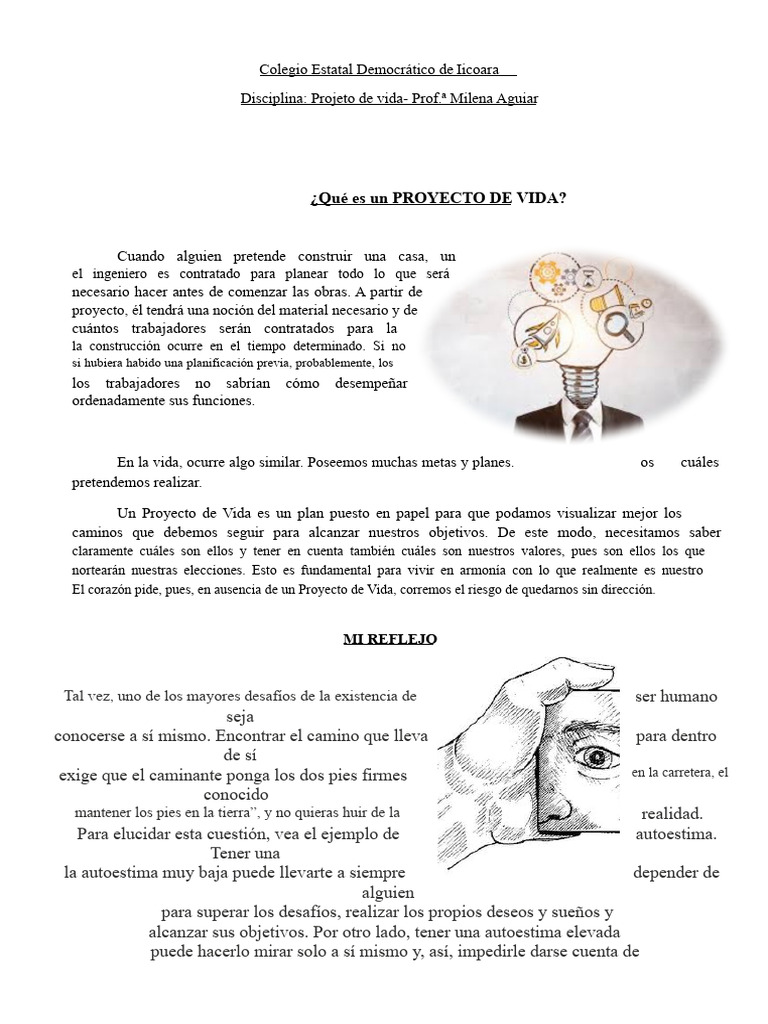 Proyecto de Vida - Qué Es - Autorretrato | PDF | Pinturas | Cubismo