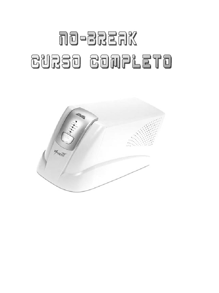 No-break Complete Maintenance Course | PDF | Rectifier | Power Supply