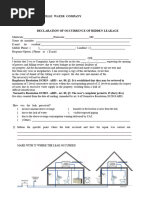 Thames Water Leak Allowance Form | PDF | Law