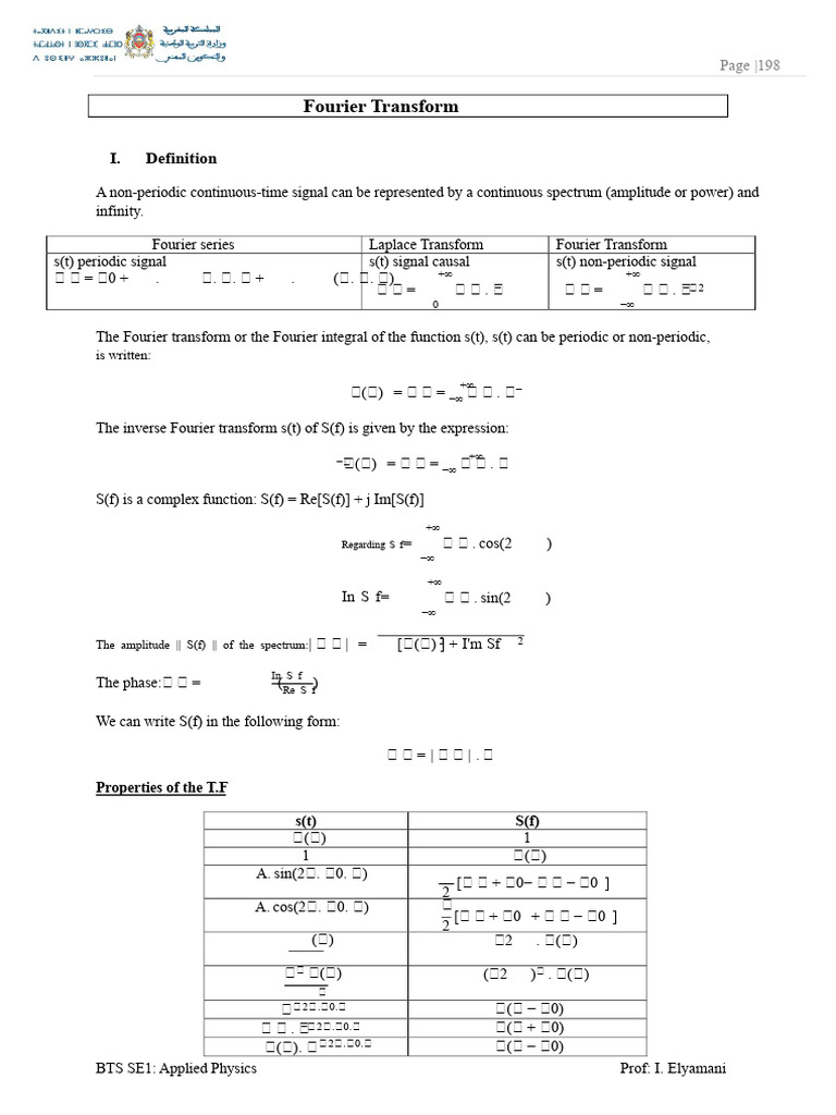 Fourier transform | PDF | Spectral Density | Sampling (Signal Processing)