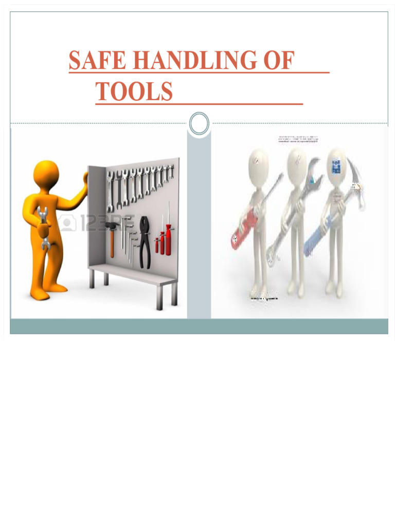 03 Safe Handling of Tools | PDF | Tools | Personal Protective Equipment