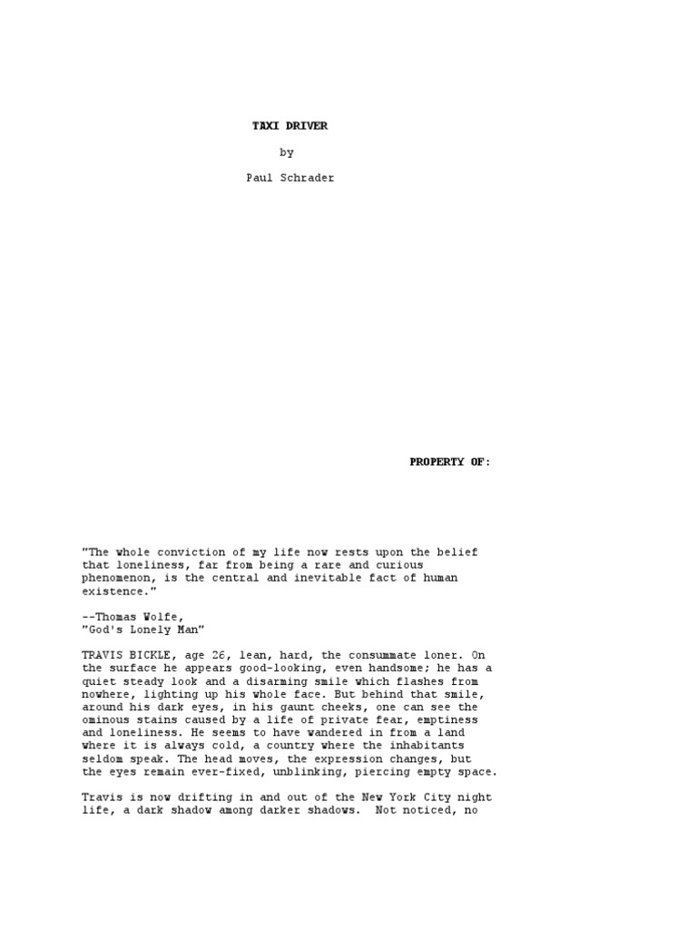 Taxi Driver | PDF | Taxicab | Cbs