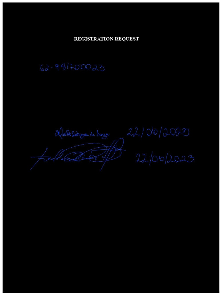CBJJ - Registration Request | PDF