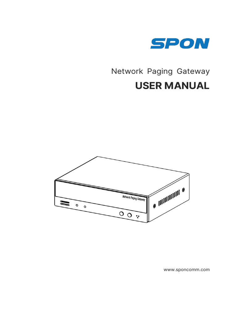 GEN-2001-Instruction Manual | PDF | Session Initiation Protocol | Ip Address
