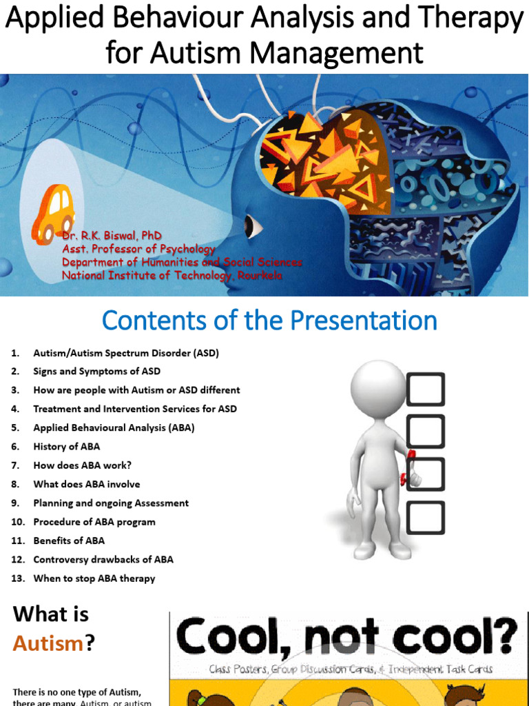 ABA Therapy for Autism Management | PDF | Autism | Behaviour Therapy