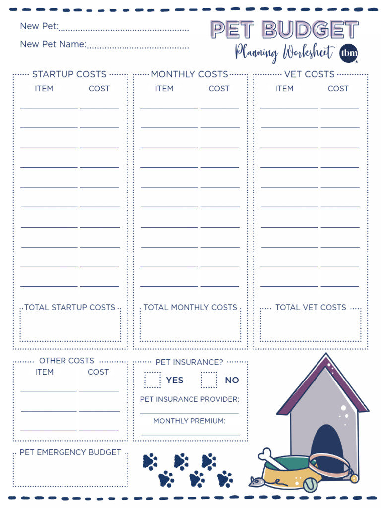 Pet Budget 1 | PDF