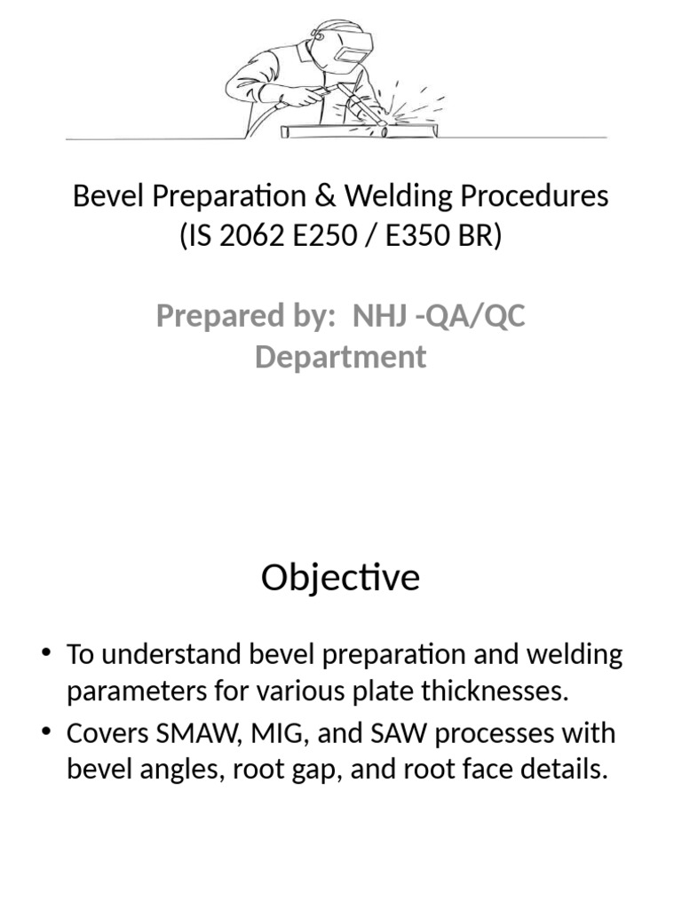 Bevel Preparation & Welding Guide | PDF