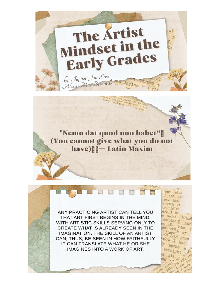 The Art and Mindset Print | PDF