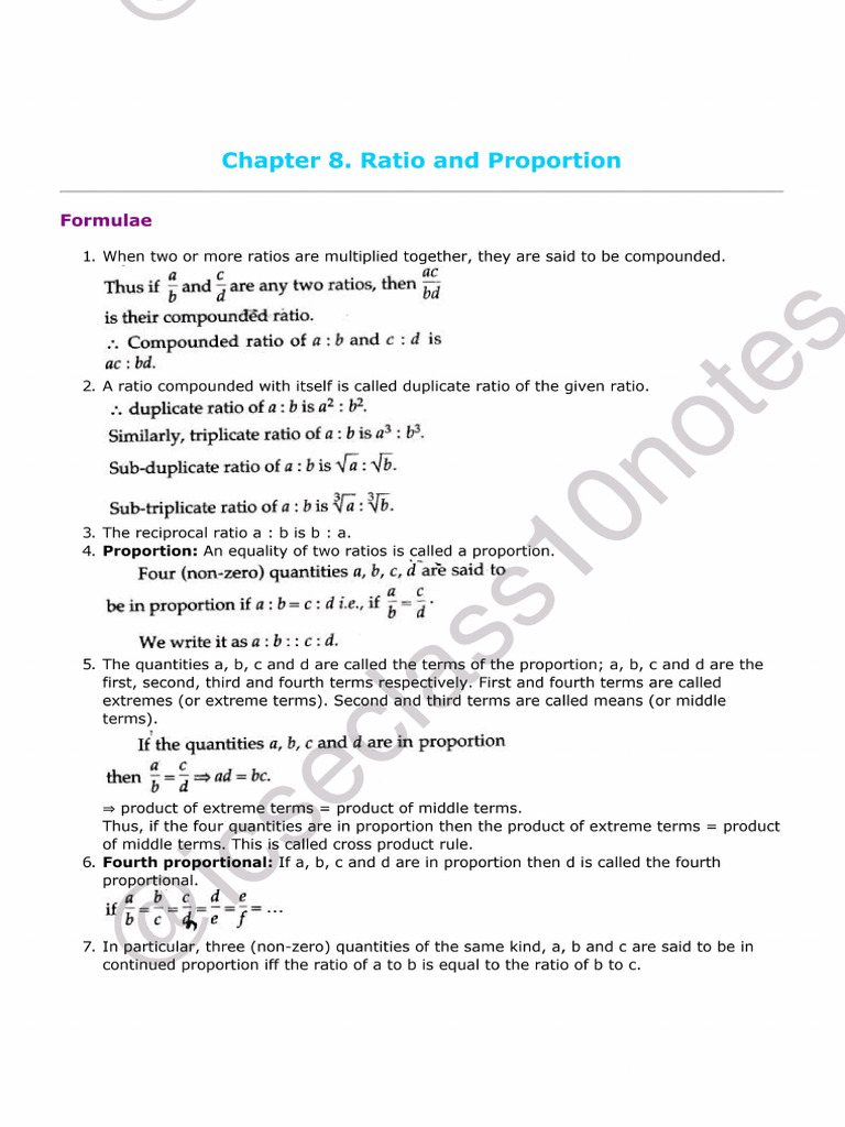 MATHS Ratio and Proportion Practice Sheet | PDF