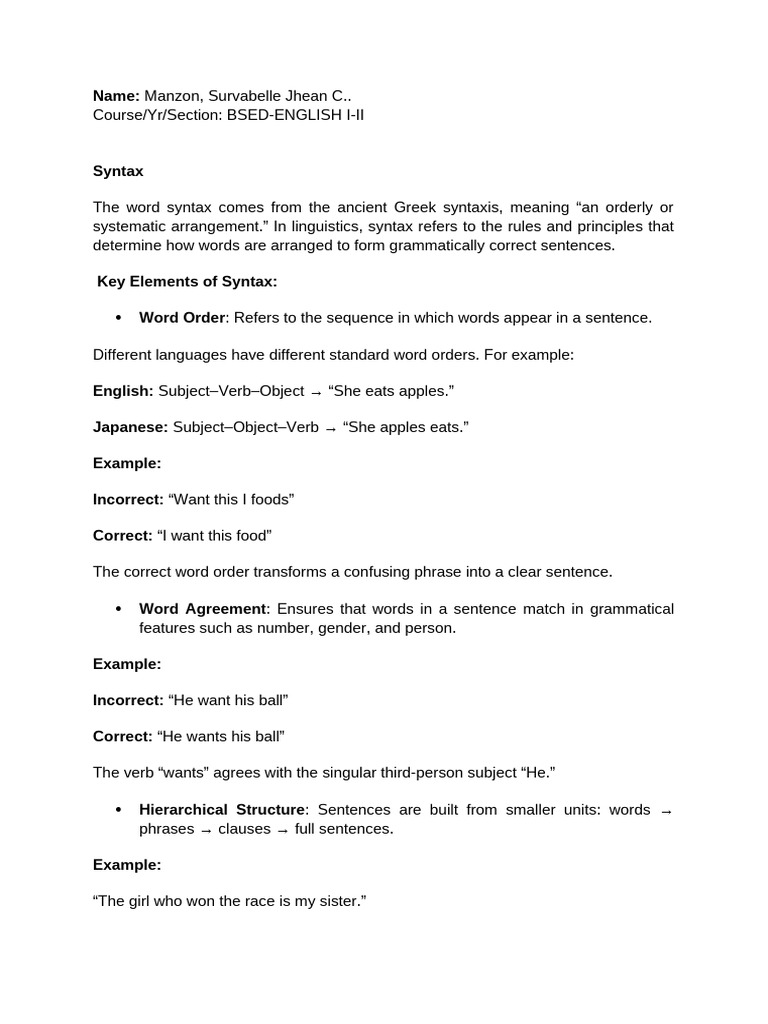 Areas of Linguistics - Phonetics, Phonology, Morphology | PDF ...