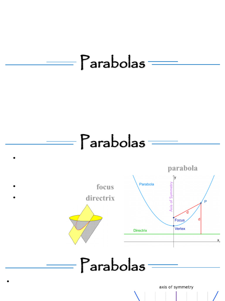 Unit Iii Conic Section Parabola | PDF | Classical Geometry | Euclidean ...