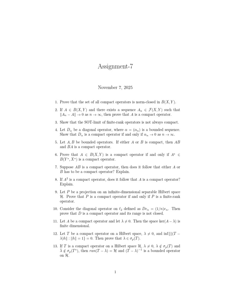 Assignment 7 | PDF