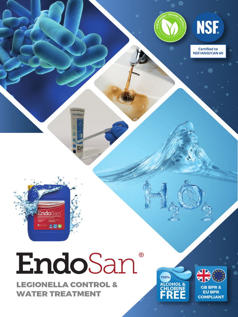 Safechem EndoSan Legionella Brochure v7 | PDF | Biofilm | Water
