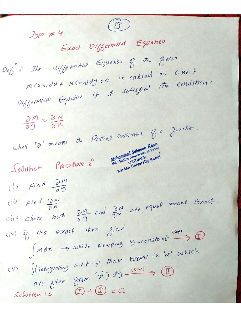 Civil Engineering Differential Equation | PDF