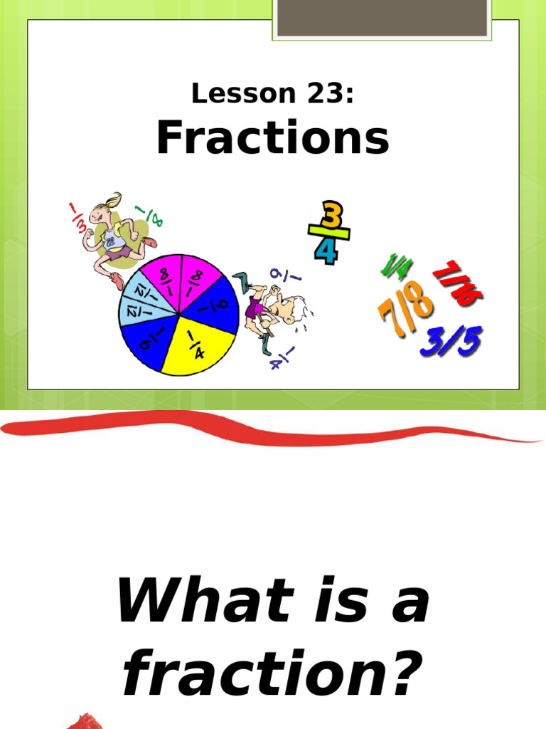 Fraction revision | PDF | Elementary Mathematics | Mathematical Objects