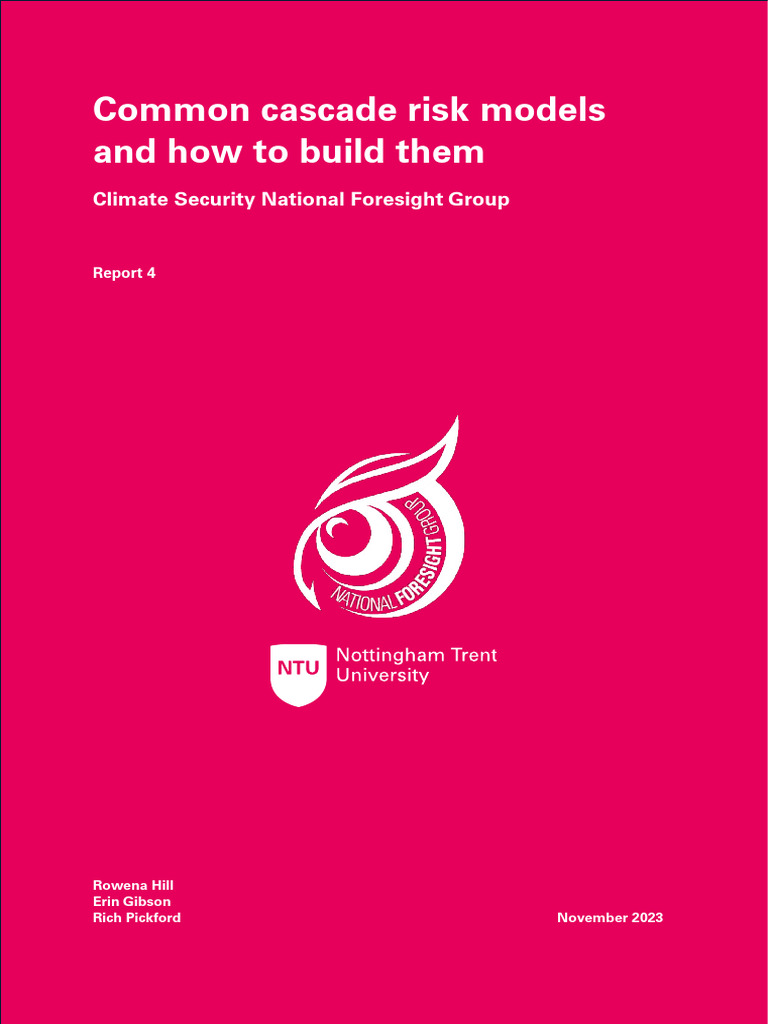 Common Cascade Risk Models and How to Use Them CSNFG Report 4 V3 | PDF ...