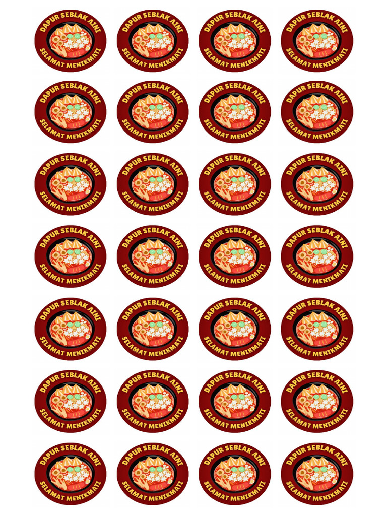 Stiker Seblak | PDF