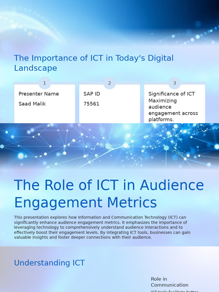 Enhancing Audience Engagement with ICT | PDF | Analytics | Customer ...