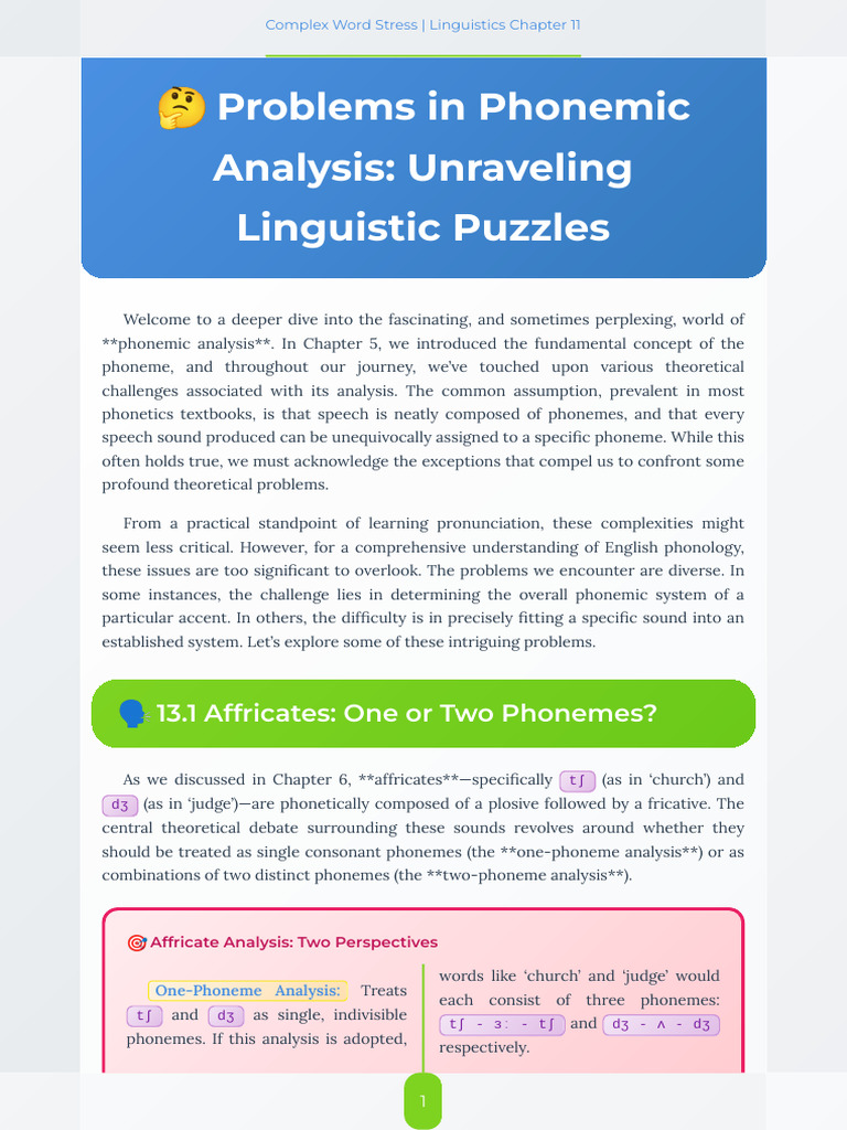 Phonemic Analysis Cjhhhhapter | PDF | Phoneme | Phonology
