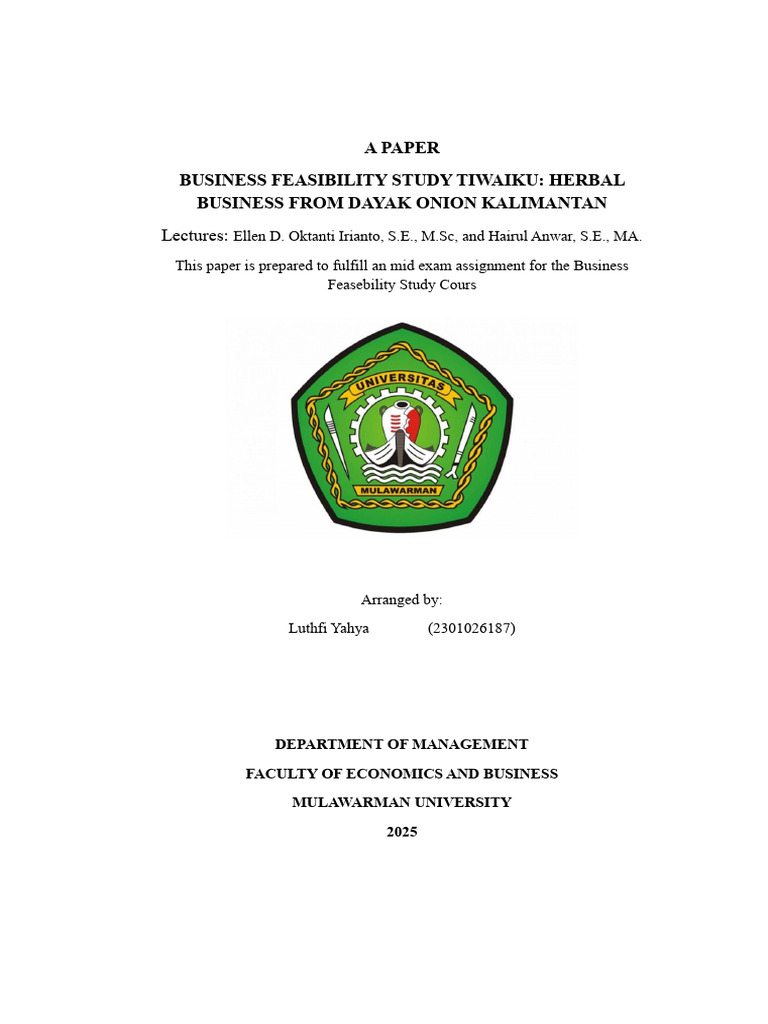 A Paper Eng Skb Luthfi Yahya | PDF | Marketing | Net Present Value