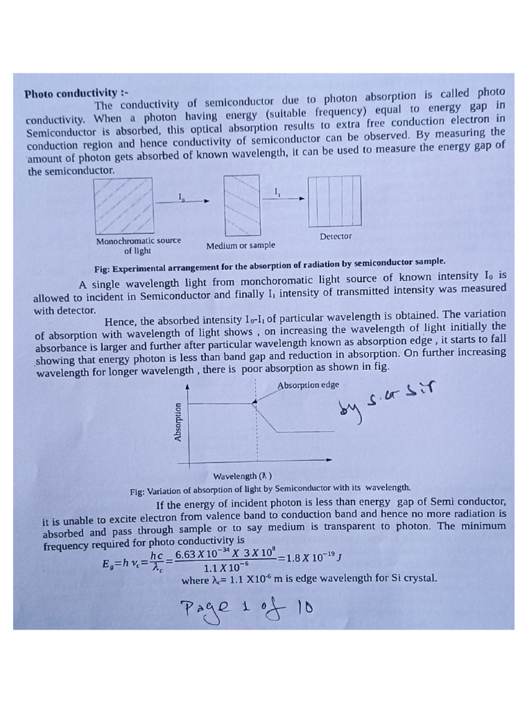 Unit 6 Semiconductor | PDF