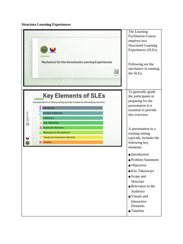 Structured Learning Experiences | PDF | Learning | Cognition