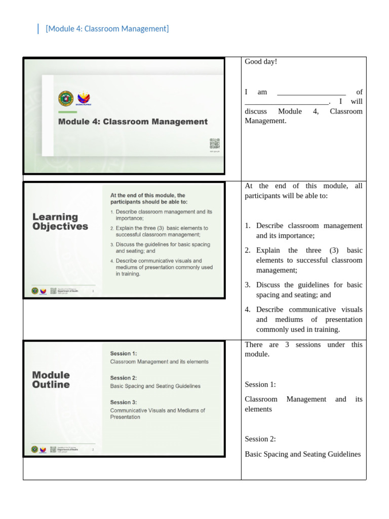 Effective Classroom Management Strategies | PDF | Classroom Management ...