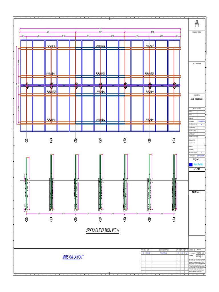 MMS GA Layout for Solar Project | PDF | Renewable Energy | Electrical ...