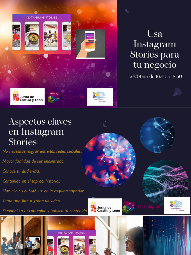 Optimiza tu Negocio con Instagram Stories | PDF
