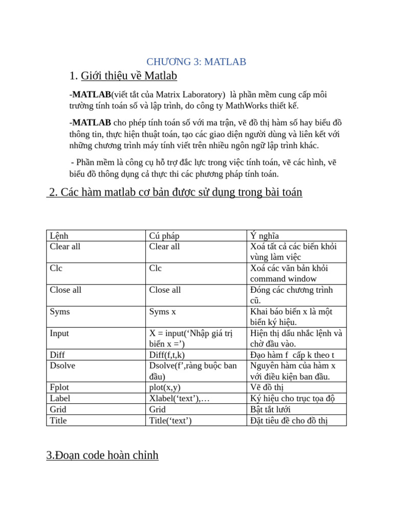 Mathlab | PDF