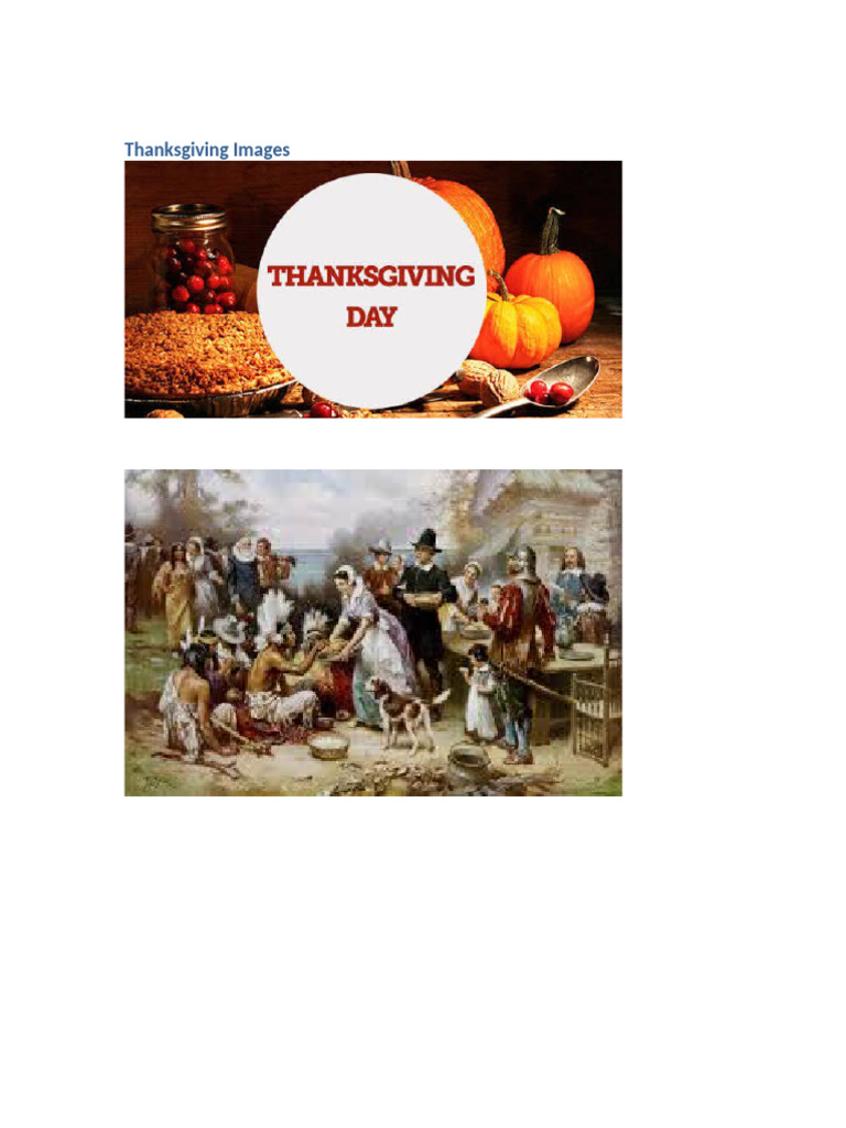 Thanksgiving | PDF