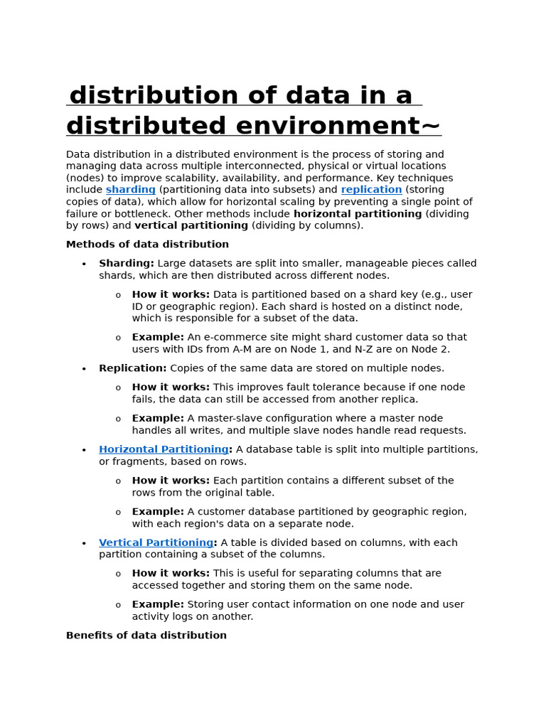 Data Distribution Techniques Explained | PDF | Computer Virus | Malware