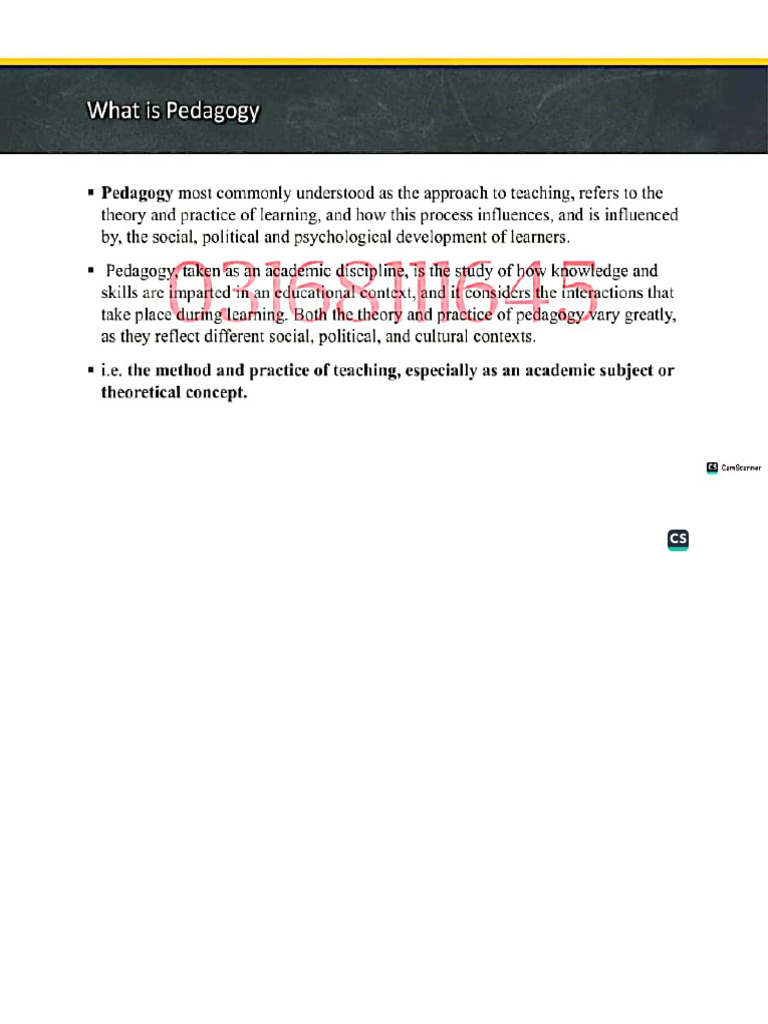 Pedagogy Notes For SST & Others Exams | PDF