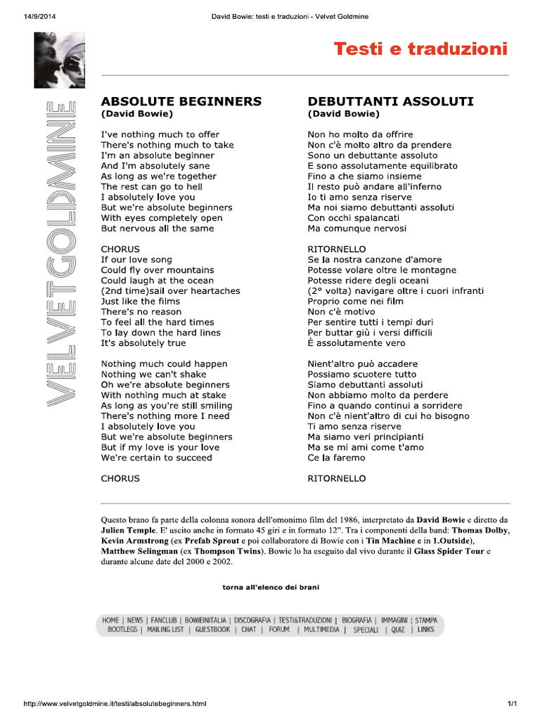 David Bowie_ AbsoluteBenniers | PDF