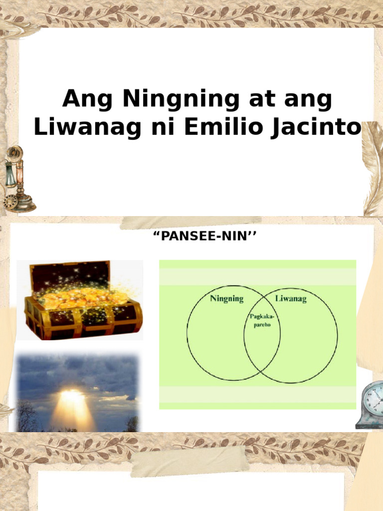 Ang Ningning at Ang Liwanag | PDF