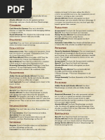 2024 D&D DM Screen Conditions Guide | PDF | Grappling