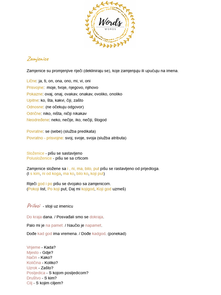 Words | PDF