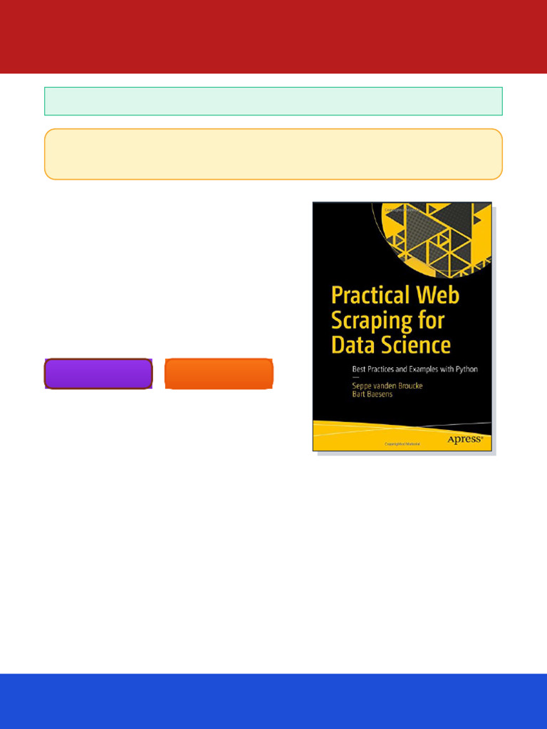 Practical Web Scraping for Data Science: Best Practices and Examples ...