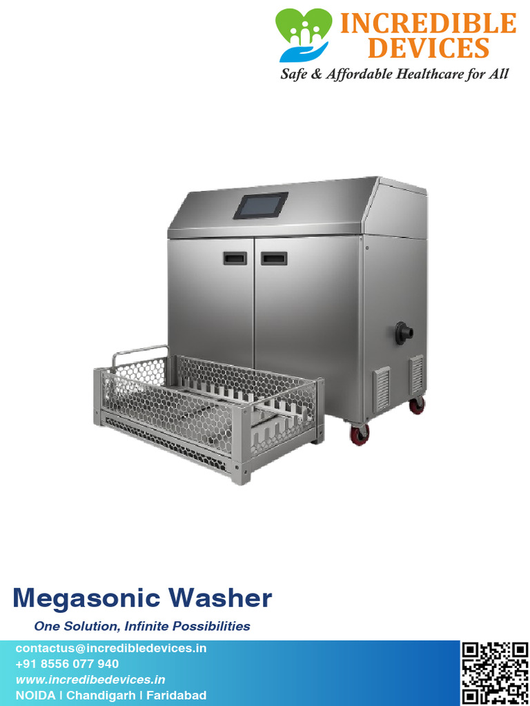 Megasonic Washer: Advanced Cleaning System | PDF | Washing Machine ...