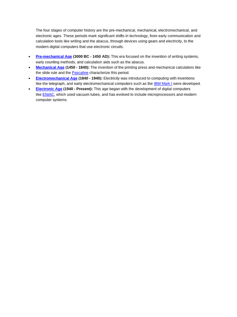 Four Stages of History | PDF