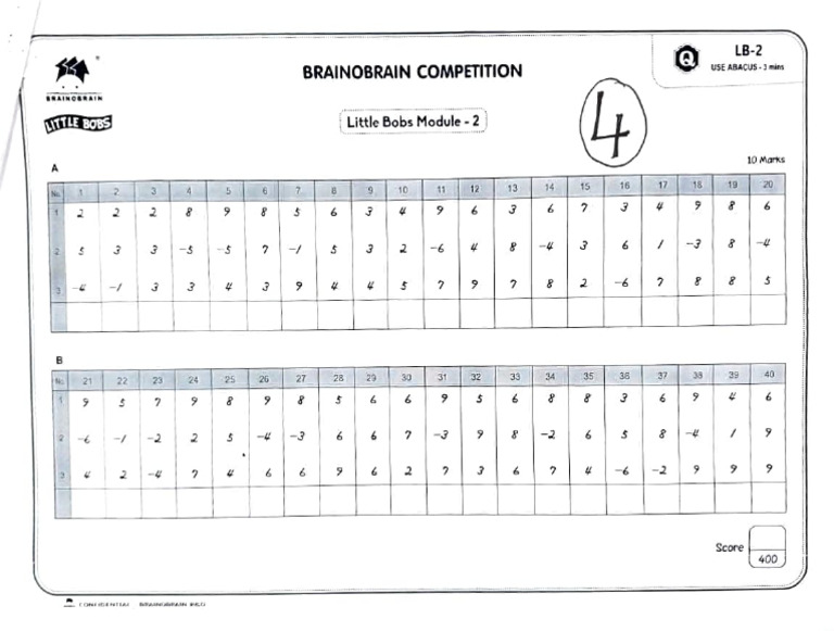 Brainobrain Competition Overview | PDF