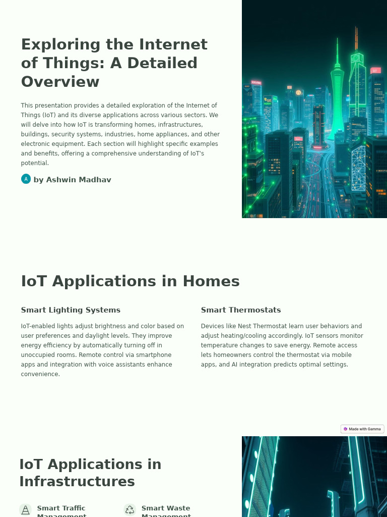 Exploring The Internet of Things A Detailed Overview | PDF | Internet ...
