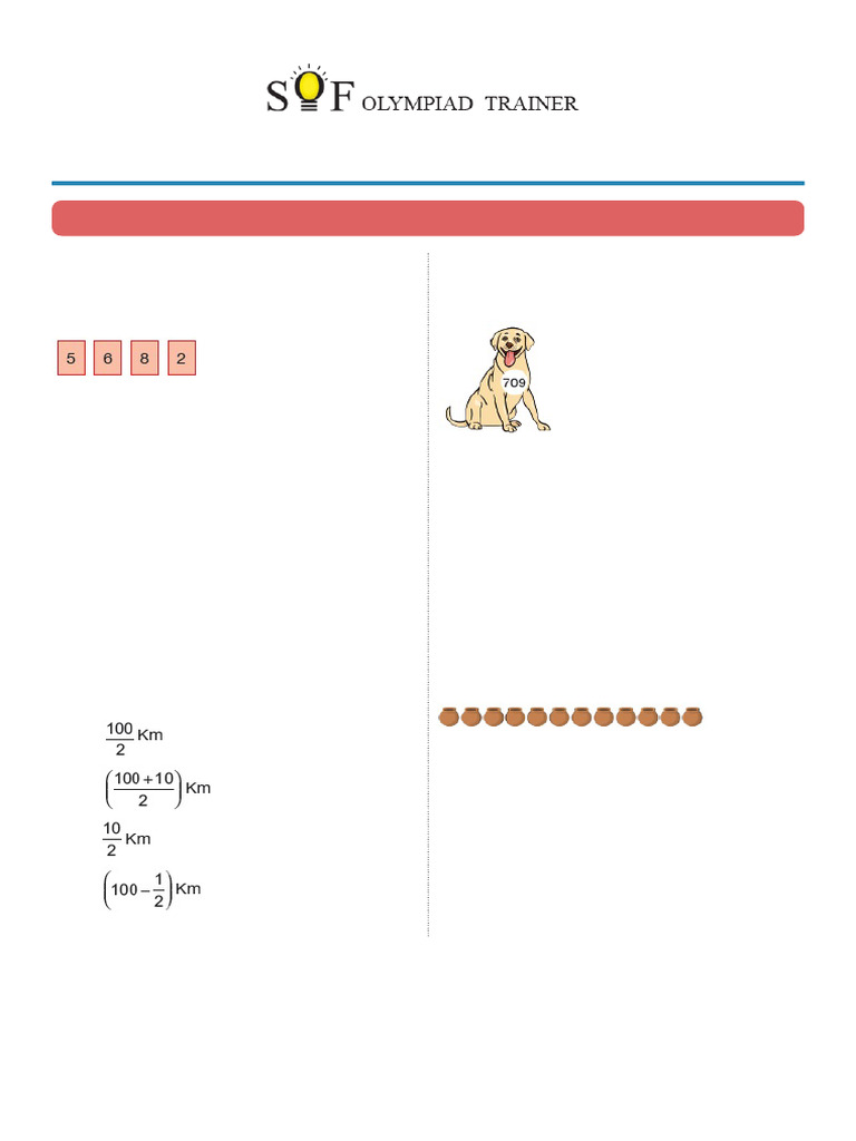 IMO Level 2 Mock Test for Class 3 | PDF