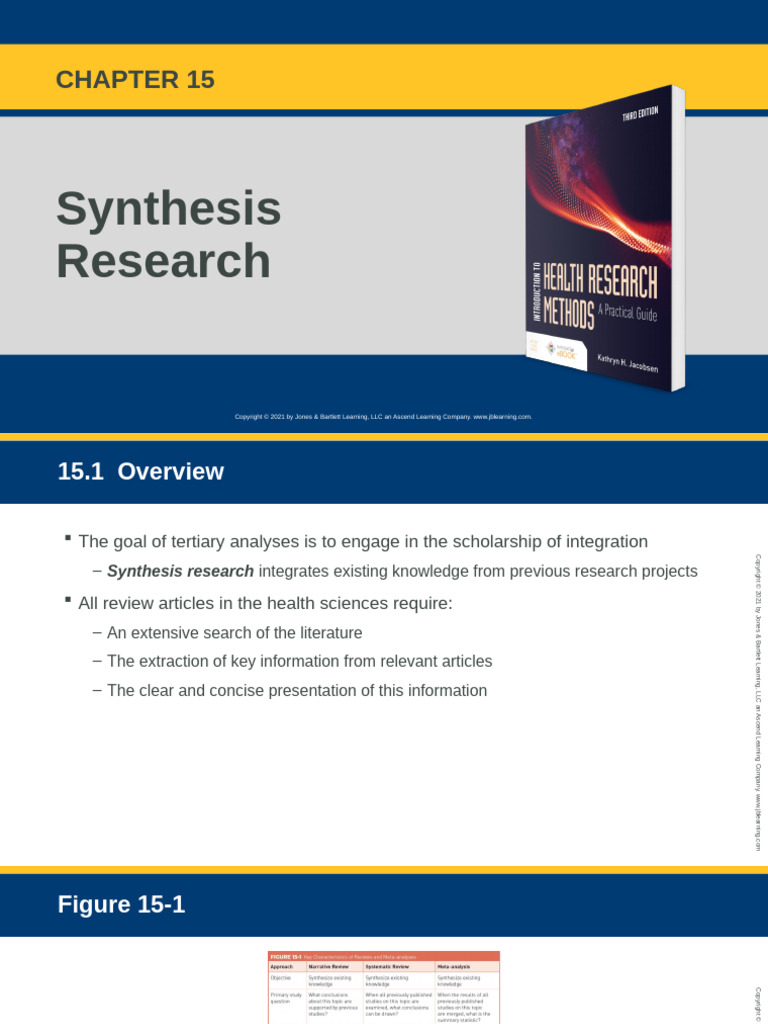 Week 8 A - Synthesis Research | PDF | Systematic Review | Meta Analysis