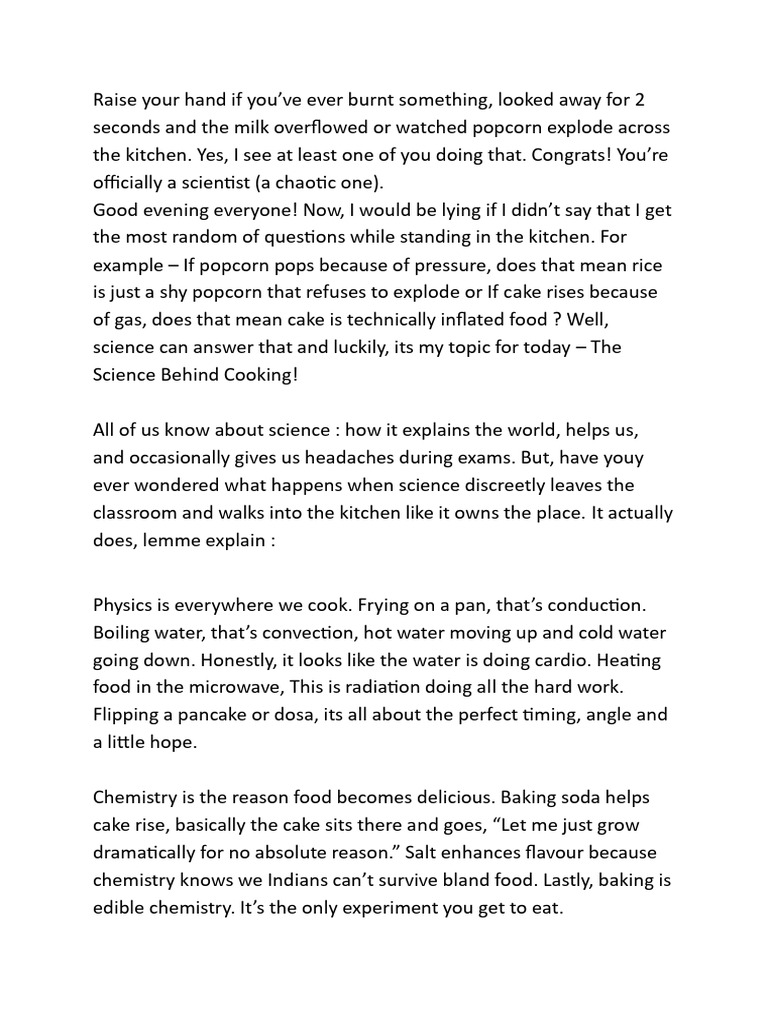 The Science of Cooking Explained | PDF