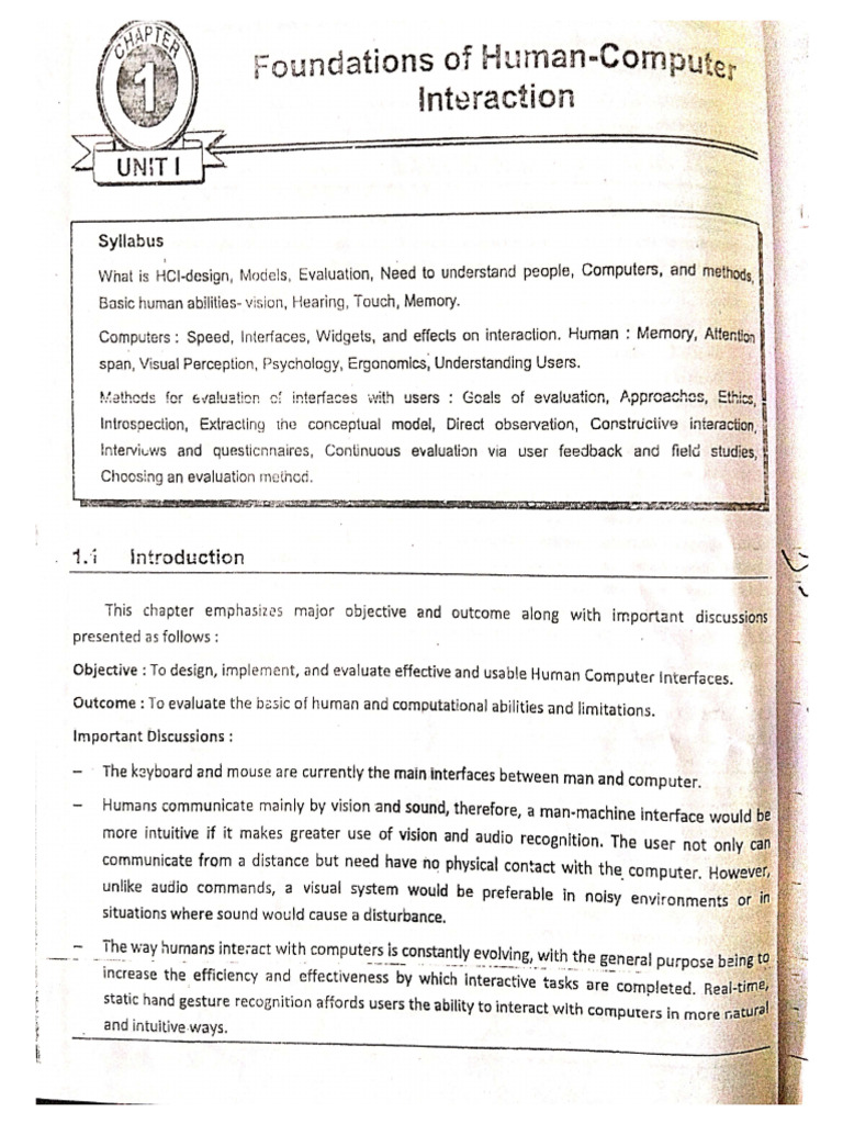 Hci Notes | PDF