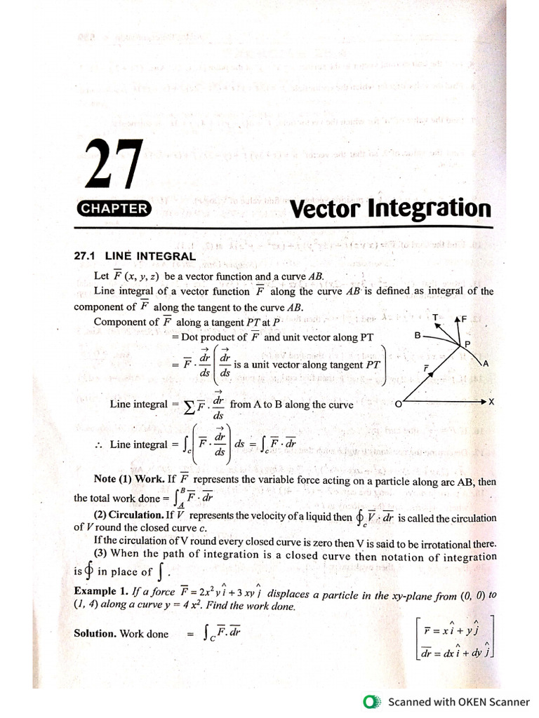 Vector Integration Pdf