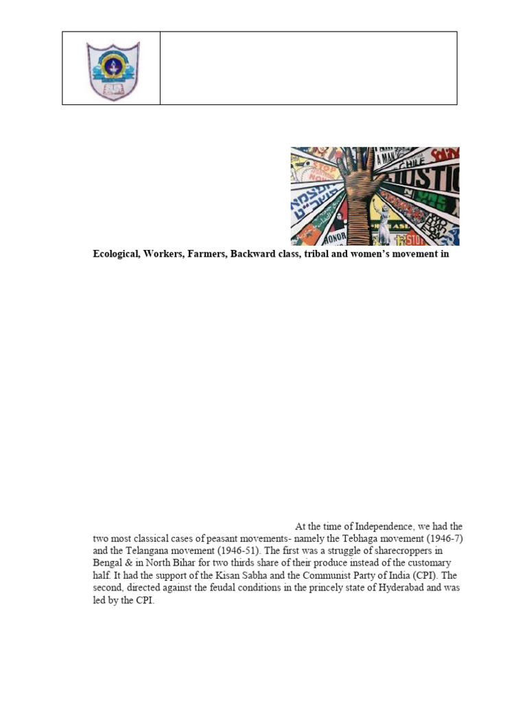 Grade 12 Social Movements QB (AY 25-26) | PDF | Social Movements