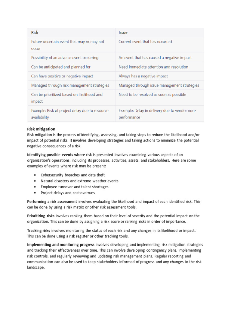 Notes 2 | PDF | Risk | Risk Management